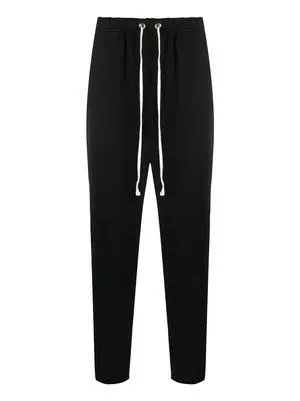 LES TIEN Fleece Track Pants - Jet Black