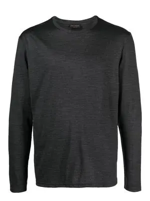 DELL'OGLIO Long-sleeved T-shirt - Grey