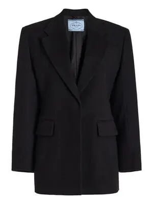 Prada Single-breasted Blazer - Black