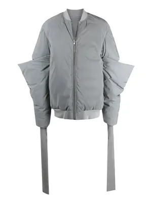 Rick Owens Gauntlet Bomber Jacket - Grey