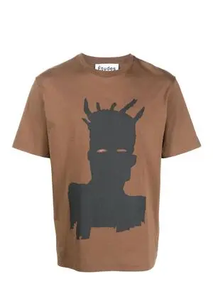 ÉTUDES STUDIO Wonder Self-portrait T-shirt - Brown