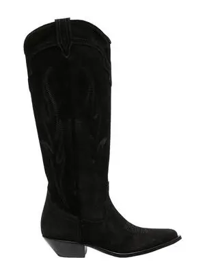 SONORA 40mm Western Boots - Black