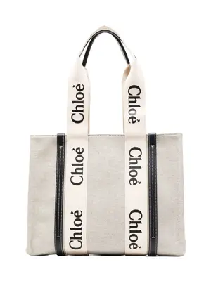 Chloé Woody Tote - Neutrals