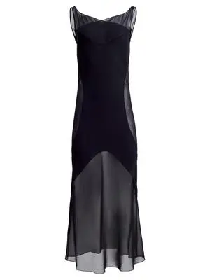 Khaite-Aminah Silk Slip Dress Us 2