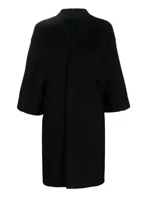 Rick Owens Wool-blend Coat - Black