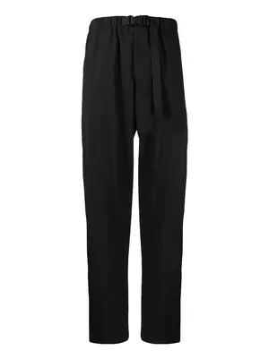 Paul Smith Belted Tapered Trousers - Black