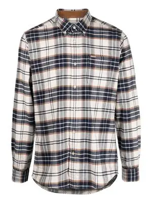 Barbour Checked Button-down Shirt - Neutrals