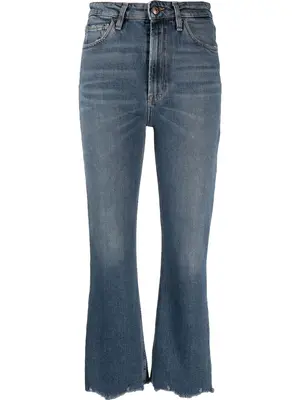 3x1 High-rise Bootcut Jeans - Blue