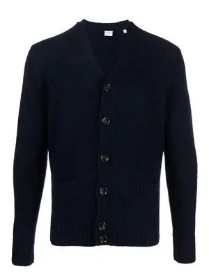 Aspesi Button-up Wool Cardigan - Blue