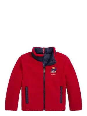 Ralph Lauren P-layer 2 Reversible Mockneck Jacket - Ralph Red/newport Navy