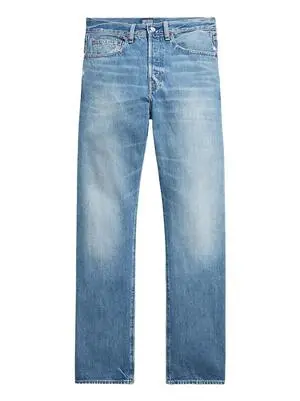 Ralph Lauren High-Rise Relaxed Straight Jean Blue