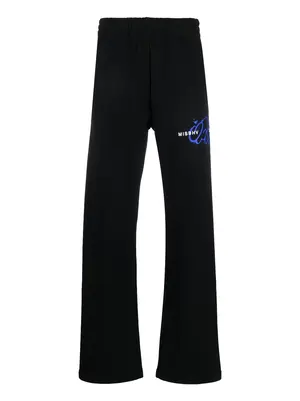 MISBHV X Ufo361 Logo-print Track Pants - Black