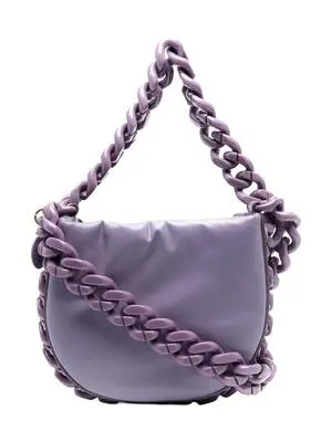 Stella McCartney Chain-link Trim Shoulder Bag - Purple