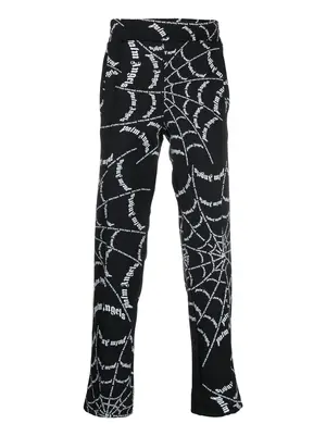 Palm Angels Logo-print Track Pants - Black