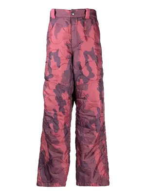 OAMC Camouflage-print Cargo Trousers - Purple