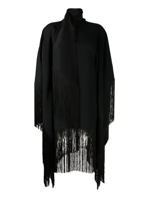 TALLER MARMO Mrs. Ross Piccolo Fringed Kaftan - Black