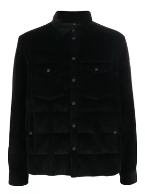 Moncler Gelt Down Shirt Jacket - Black