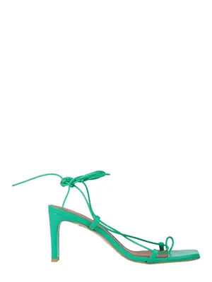 ALOHAS ALOHAS Leather Thong Sandals Emerald Green