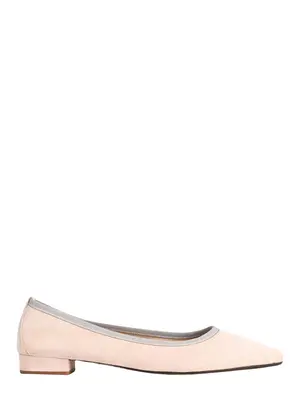 BALLERETTE BALLERETTE Suede Ballet Flats Blush