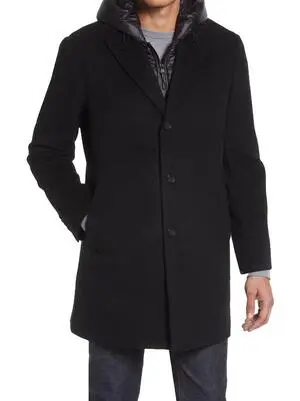 Cardinal Of Canada Cardinal Of Canada Trenton Water Repellent Overcoat Black
