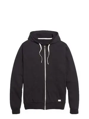Marine Layer Full Zip Hoodie - Black
