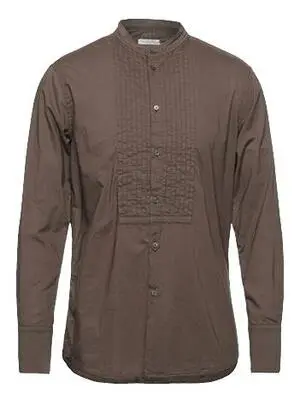 PAOLO PECORA Shirt Size Cotton - Brown