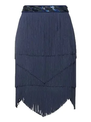 Elisabetta Franchi Mini Skirt - Blue
