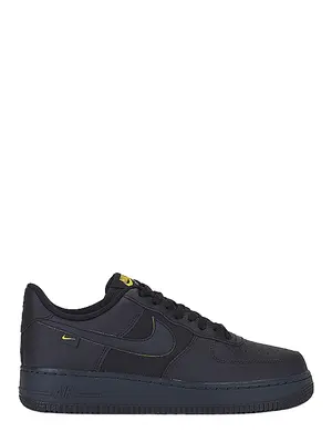 Nike Air Force 1 '07 Black  University Gold  & Dark Smoke Gre