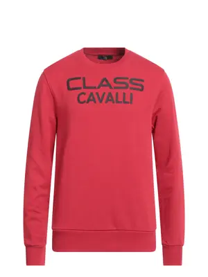 Roberto Cavalli CAVALLI CLASS Cotton Sweatshirt Red