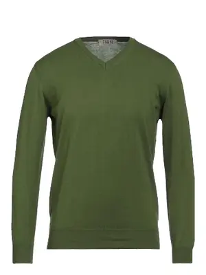 TSD12 TSD12 Light Cotton Sweater Green