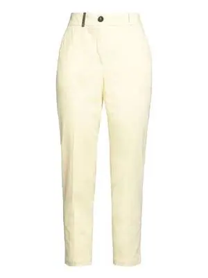 Peserico Tapered Twill Pants - Yellow