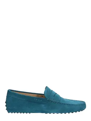 TOD'S Loafers In Leather Green