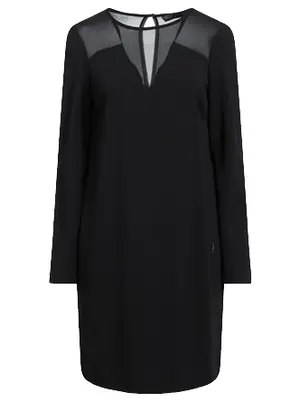 TRUSSARDI Mini Trapeze Dress - Black