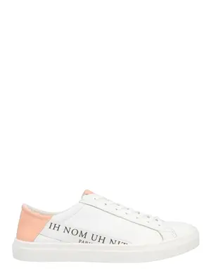 IH NOM UH NIT Leather Low-top Sneakers - White