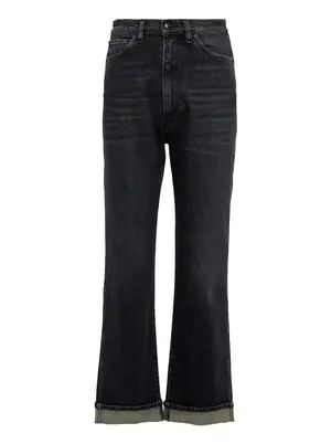 3x1 Claudia High-rise Straight Jeans - Black