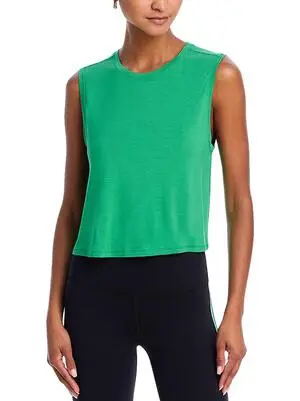 Splits59 Splits59 Sienna Cropped Tank Top Grass