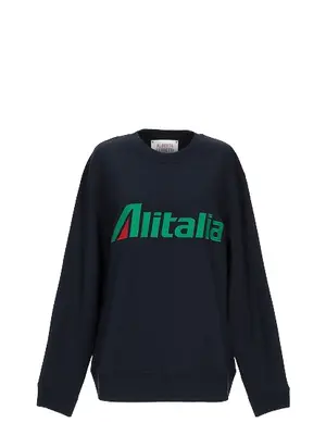 Alberta Ferretti Cotton Sweatshirt - Blue