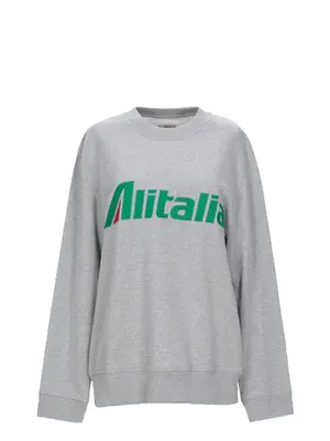 Alberta Ferretti Cotton Sweatshirt Grey