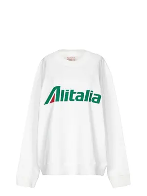 Alberta Ferretti Cotton Sweatshirt White