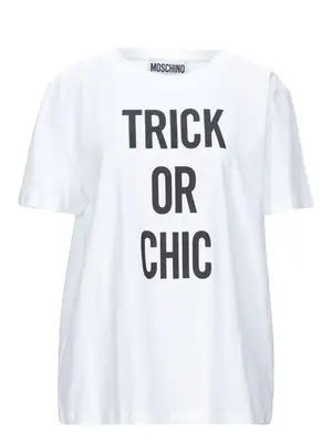 Moschino MOSCHINO Printed Cotton T-Shirt White