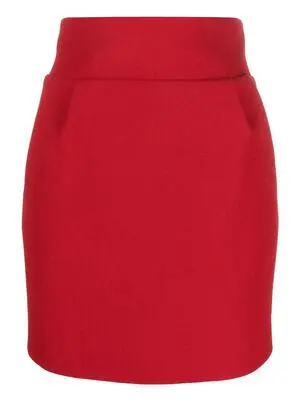 Alexandre Vauthier High-waist Fitted Skirt - Red