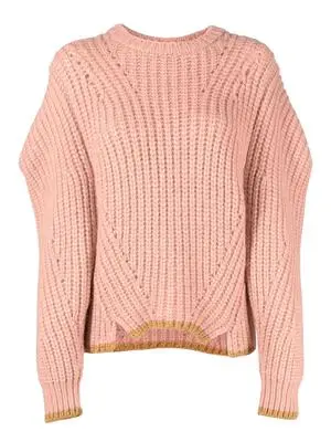 Ulla Johnson Lorena Split-hem Jumper - Pink