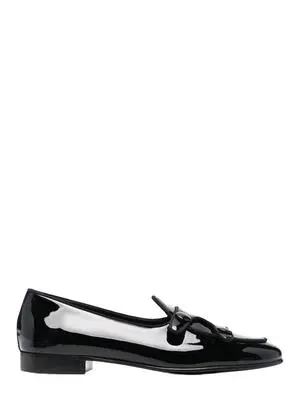 EDHEN MILANO Patent-leather Loafers - Black