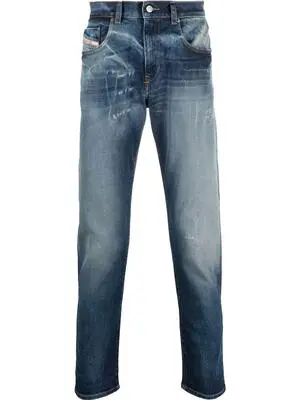 DIESEL D-strukt Slim-cut Jeans - Blue