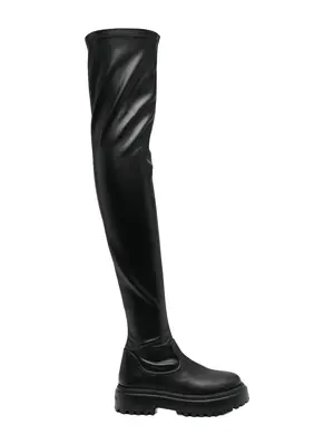 LE SILLA Ranger Thigh-high Boots - Black