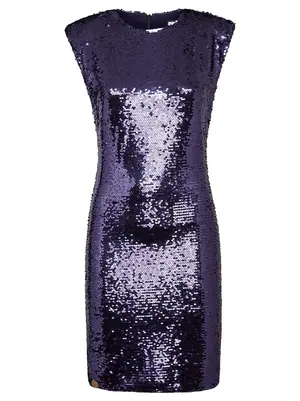 Philipp Plein Sequin-embellished Dress - Black