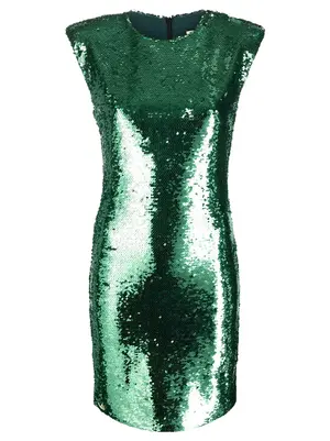 Philipp Plein Sequin-embellished Dress - Green