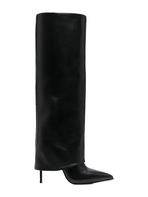 LE SILLA 120mm Andy Leather Boots - Black