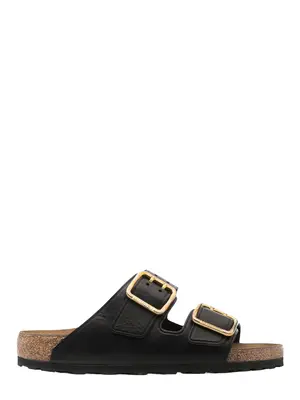 BIRKENSTOCK Double-strap Leather Sandals - Black