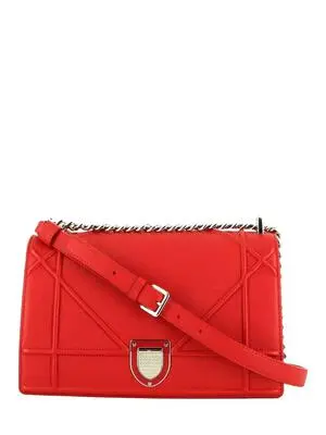 Dior 2010s Diorama Shoulder Bag - Red